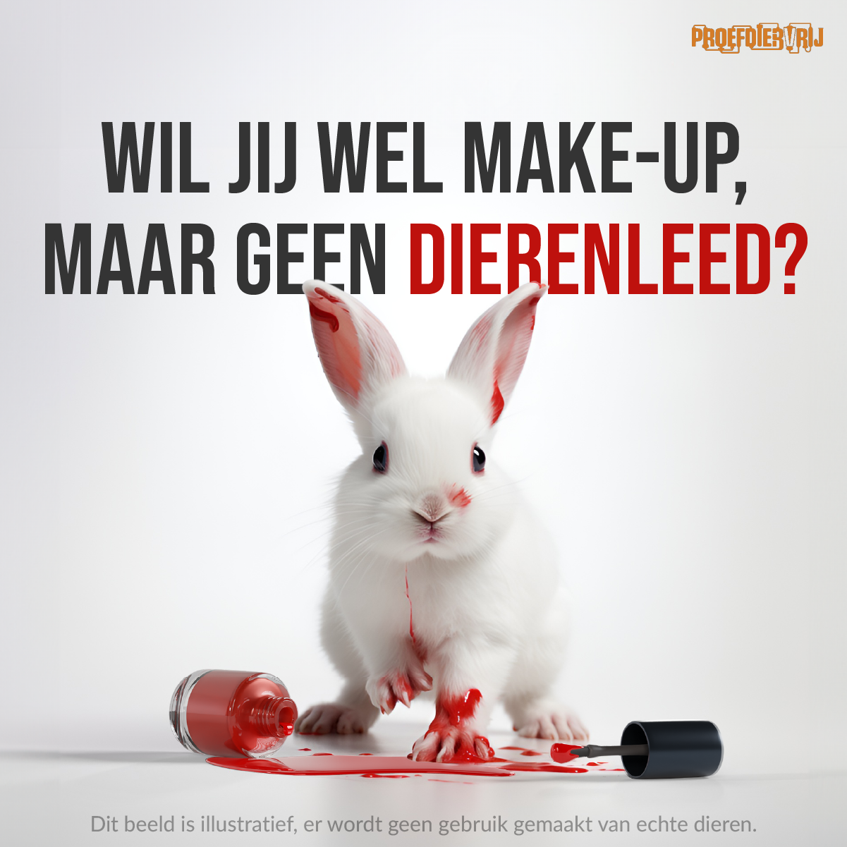 Nieuwe campagne: Ze hebben er lak aan - Proefdiervrij